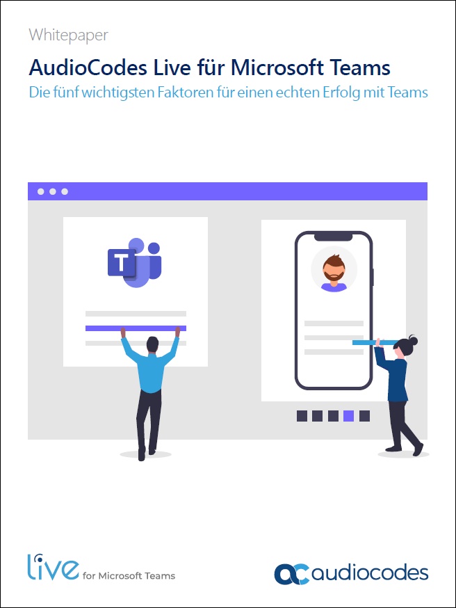 AudioCodes Live für Microsoft Teams - WisdomInterface AudioCodes Live für Microsoft Teams - WisdomInterface