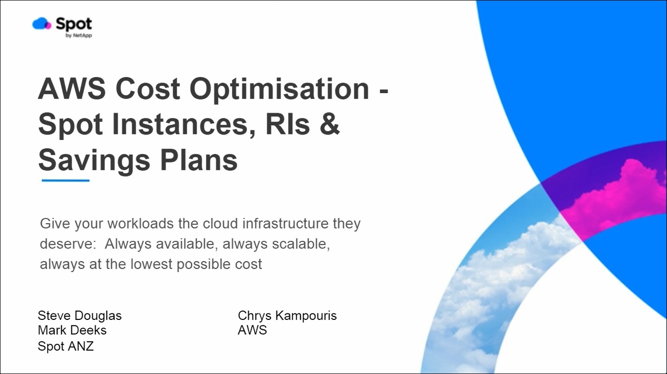 AWS Cost Optimization Spot Instances RIs Savings Plans AWS Cost Optimization Spot Instances RIs Savings Plans