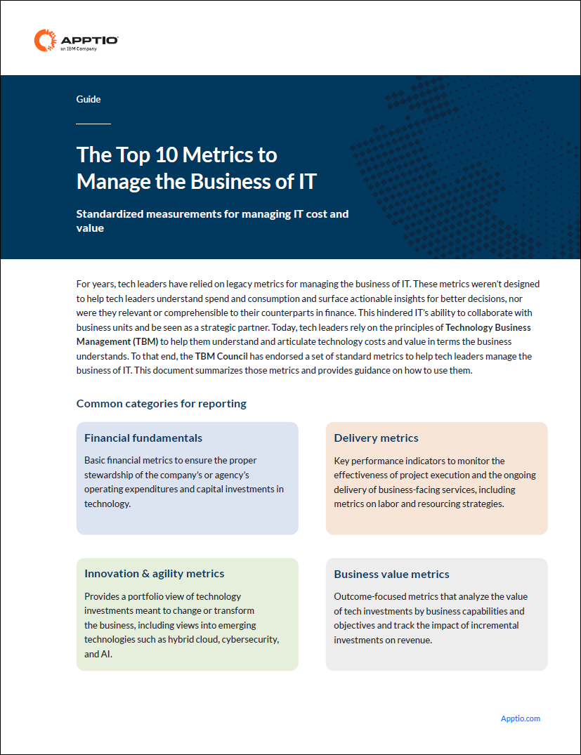 The Top 10 Metrics to Manage the Business of IT - WisdomInterface