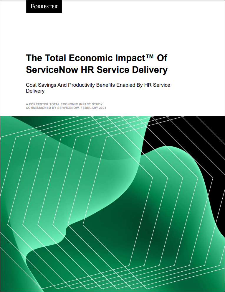 The Total Economic Impact™ Of ServiceNow HR Service Delivery ...
